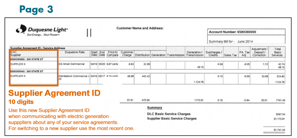 Electric Suppliers & Rates